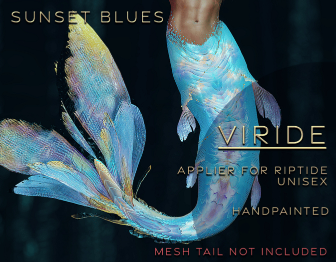 Second Life Marketplace - [AURO] : Te Moana - Viride - Blue 1.1 - [RIPTIDE] (add)